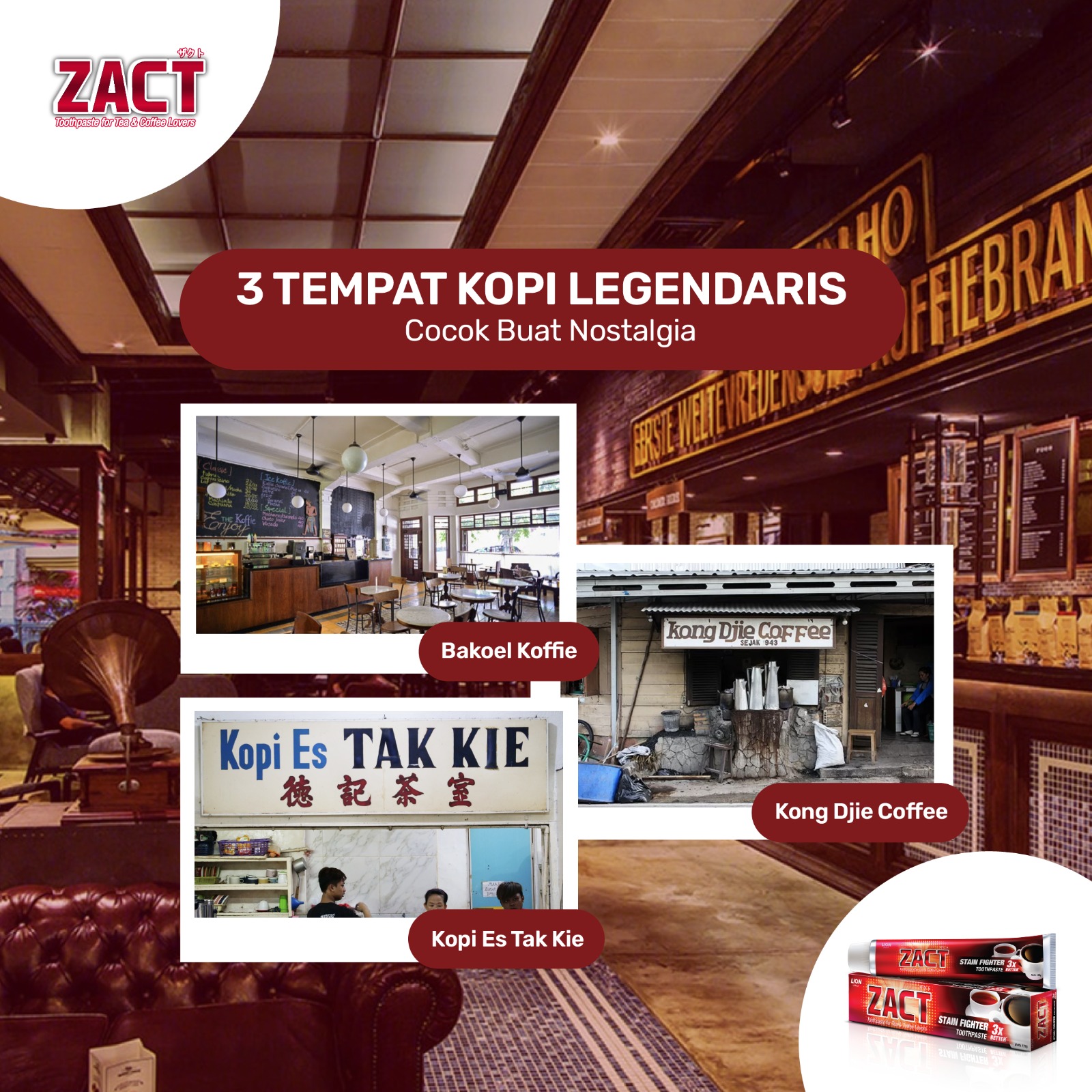 3 Tempat Kopi Legendaris di Jakarta, Bikin Nostalgia - Zact Toothpaste